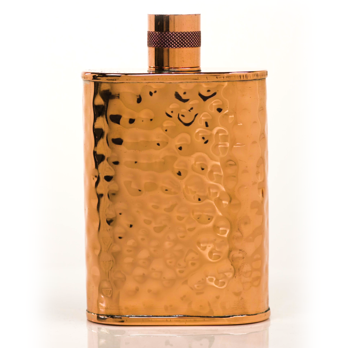 Jacob Bromwell® Hand-Hammered Copper Flask | Unique Gifts for Groom...